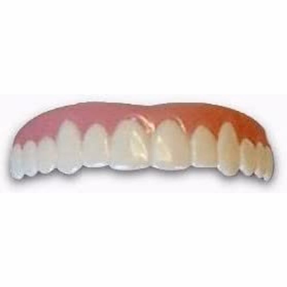 Imako Cosmetic Teeth 2 Pack. (Large, Natural) Uppers Only- Arrives Flat. Fit at Home Do it Yourself Smile Makeover!