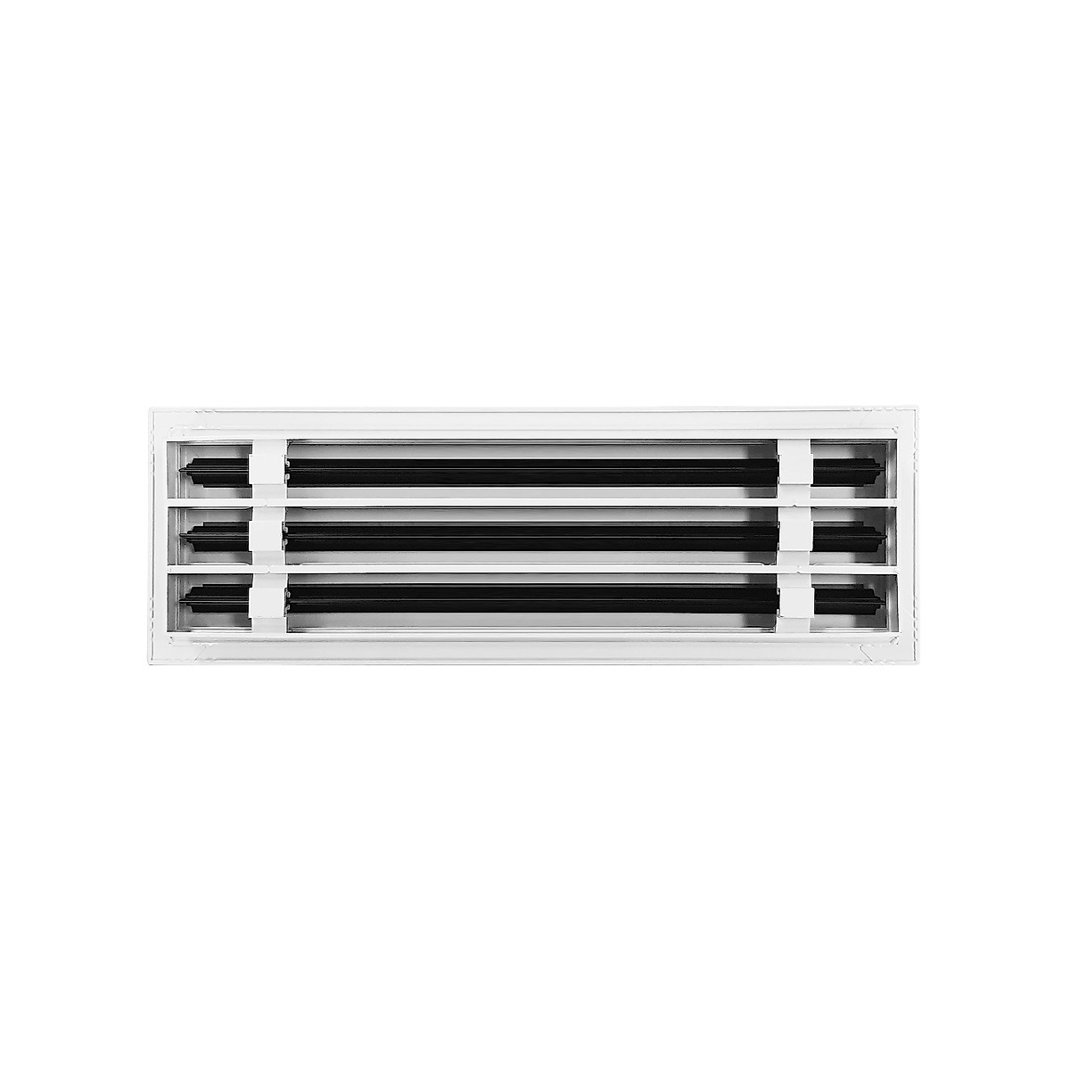 BUILDMART - 18x6 Modern AC Vent Cover - Decorative White Air Vent - Standard Linear Slot Diffuser - Register Grille for Ceiling, Walls & Floors - Texas Buildmart
