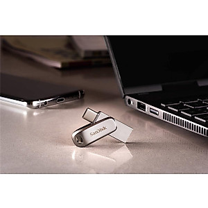 SanDisk 512GB Ultra Dual Drive Luxe USB Type-C - SDDDC4-512G-G46, Black