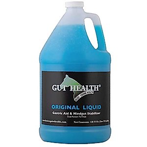 Gut Health Horse Ulcer Supplement - Original Top Dress (1 Gallon) - Ulcer Aid for Horses That Promotes Weight Gain, Improved Mood, Coat, and Hoof Growth