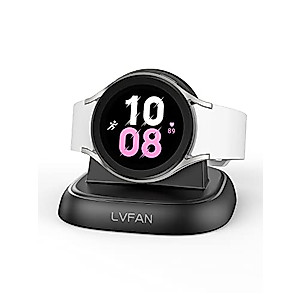 LVFAN for Samsung Galaxy Watch Charger, Fast Charging Smart Watch Charger Magnetic Dock, Charger Accessories Charging Station for Samsung Galaxy Watch 6/6 Classic/5 Pro/5/4/4 Classic/3, Active 2/1