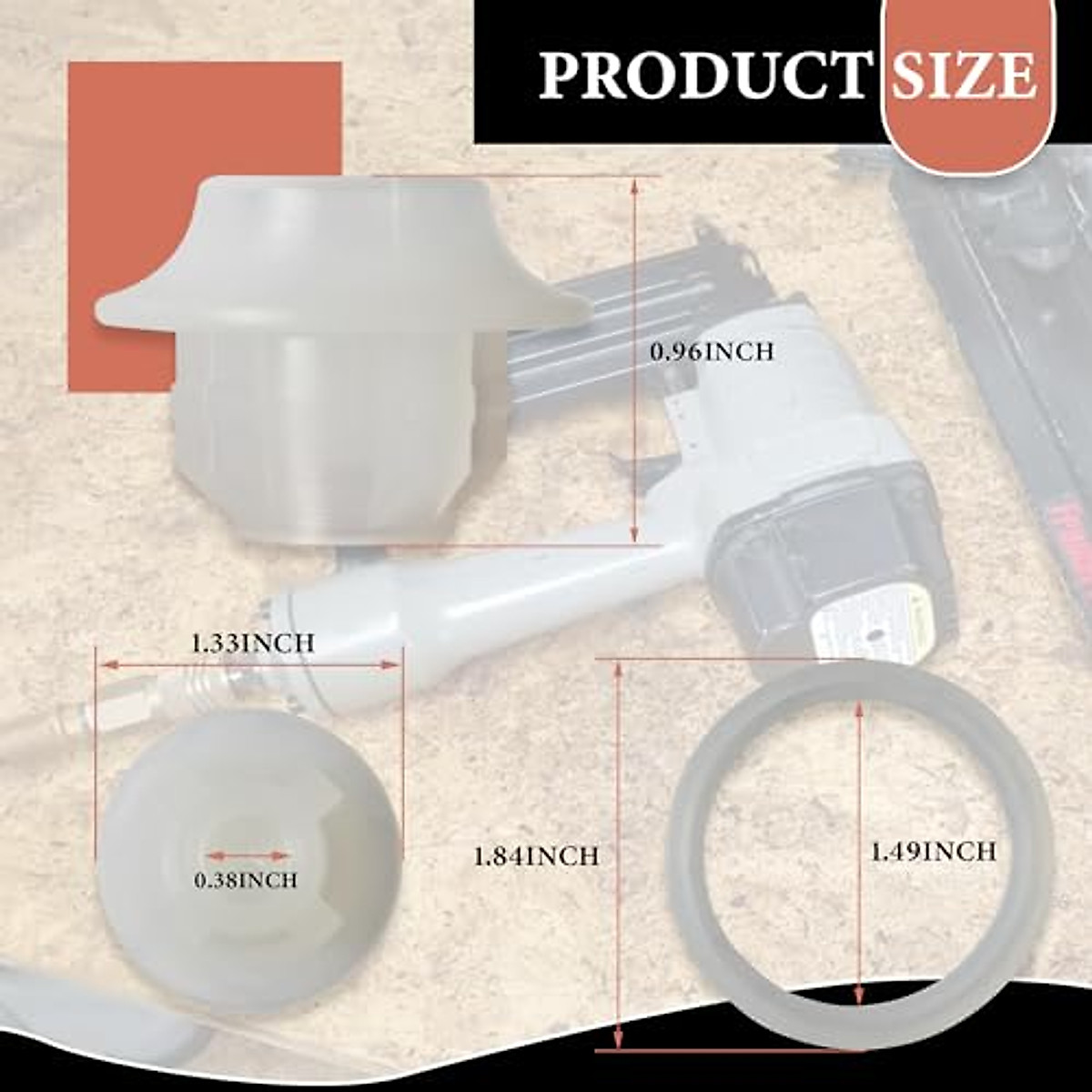 904689 and 904685 replacement nailer head valve seal for Porter Cable FN250B FN251