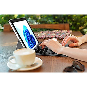 Arteck Microsoft Surface Go Type Cover, Ultra-Slim Portable Bluetooth Wireless Keyboard with Touchpad for 3 (2021), 2 (2020) and Built-in Rechargeable Battery