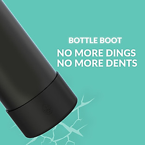 REUZBL Protective Silicone Bottle Boot for Owala FreeSip 40 oz, Hydro Flask 32-40 oz, Iron Flask, Takeya, Thermoflask, and Similar Wide Mouth Water Bottles, Protective Bottle Accessory