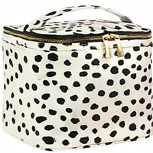 Kate Spade New York Insulated Lunch Tote, Small Lunch Cooler, Thermal Bag with Double Zipper Close and Carrying Handle, Faye Floral