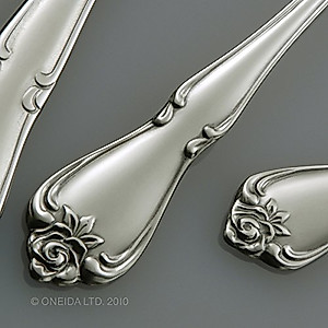 Oneida True Rose Dinner Forks, silver set of 4