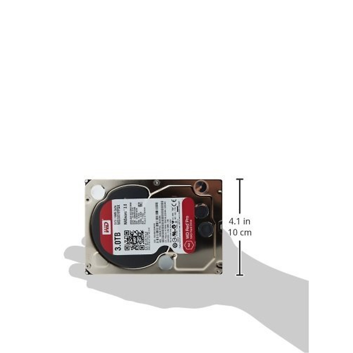 WD Red Pro 3TB NAS Hard Disk Drive - 7200 RPM SATA 6 Gb/s 64MB Cache 3.5 Inch - WD3001FFSX