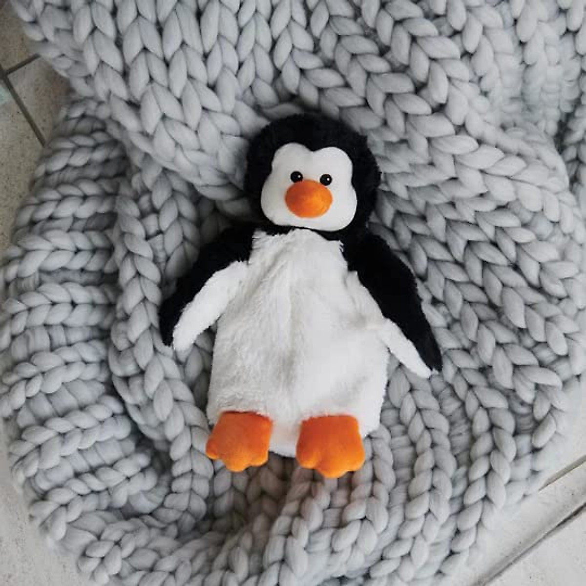 warmies Penguin Cozy Plush Heatable Lavender Scented Stuffed Animal