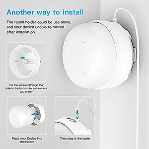 VOMENC 【3Pack Outlet Holder Only for Google Nest WiFi Point, No Tools Required and No Cord Clutter Easy Moved Holder Bracket Compatible with Google Nest WiFi Point (3PACK)