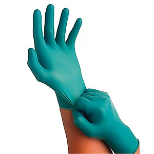 Generic Nitrile Gloves Disposable Latex Free Chemical Resistant Gloves, Teal, Large