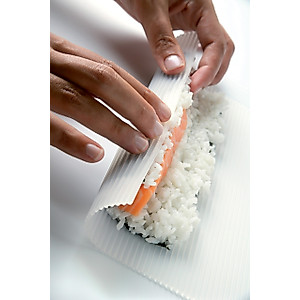 Lekue Makisu Silicone Sushi Mat, Clear, 2