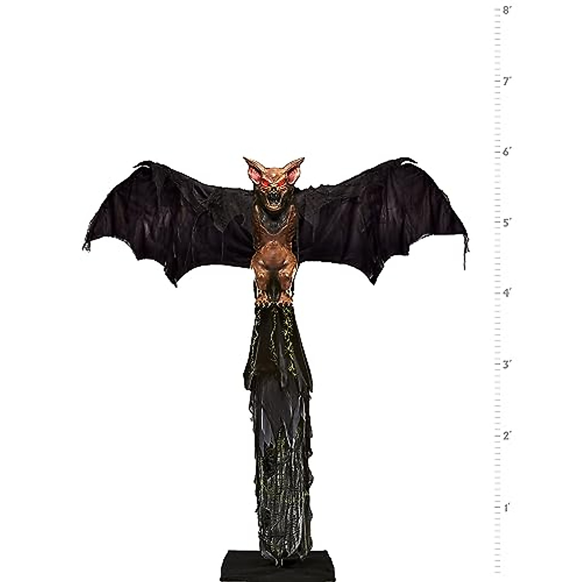 Spirit Halloween 6 Ft Desmodus Animatronic | Animated Decoration | Body Extends | Lunging Mechanism | Plays Sounds