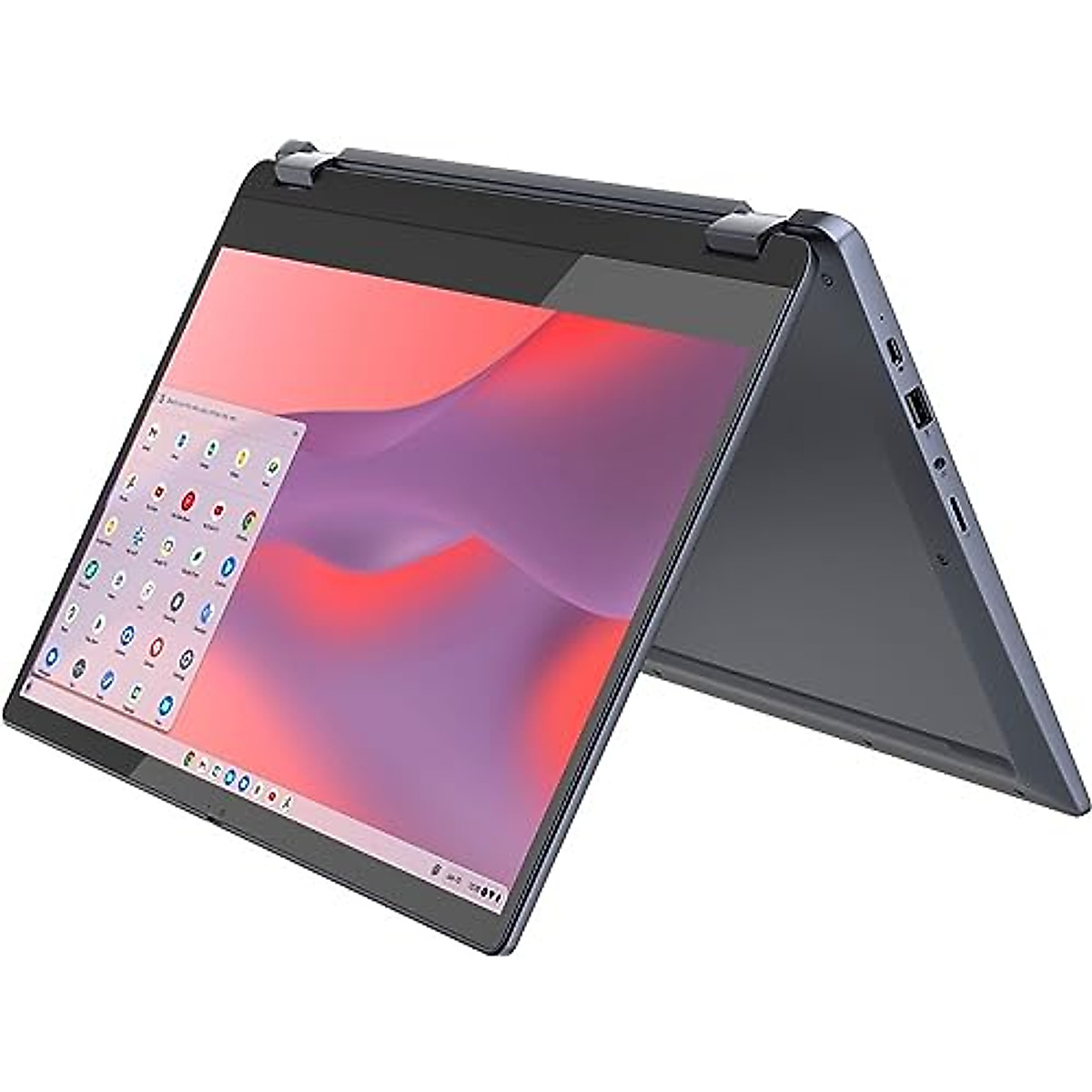 Lenovo IdeaPad 2023 Newest Flex 3i Chromebook Spin 2-in-1 Convertible Laptop Student Business, Intel Pentium Silver N6000, 15.6" FHD IPS Touchscreen, 8GB RAM, 64GB eMMC,WiFi 6, Chrome OS+MarxsolCables