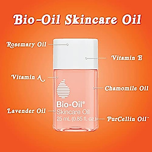 Bio-Oil Skincare Body Oil, Vitamin E, Serum for Scars & Stretchmarks, Face & Body Moisturizer, 2 oz, All Skin Types