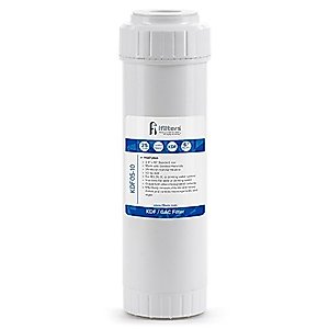 KDF/GAC Water Filter for Chlorine, Taste, Odor, Heavy Metals, Rust - 2.5 x 10