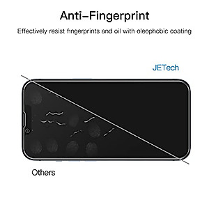 JETech Privacy Full Coverage Screen Protector for iPhone 14 Plus 6.7-Inch (NOT FOR iPhone 14 6.1-Inch) with Camera Lens Protector, Anti-Spy Tempered Glass Film, 2-Pack Each