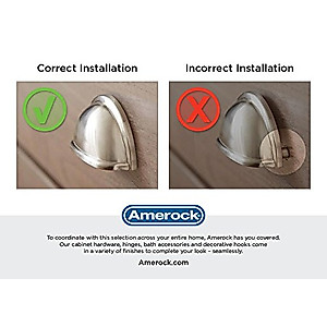 Amerock | Cabinet Cup Pull | Matte Black | 3 inch (76 mm) Center to Center | Cup Pulls | 1 Pack | Drawer Pull | Drawer Handle | Cabinet Hardware