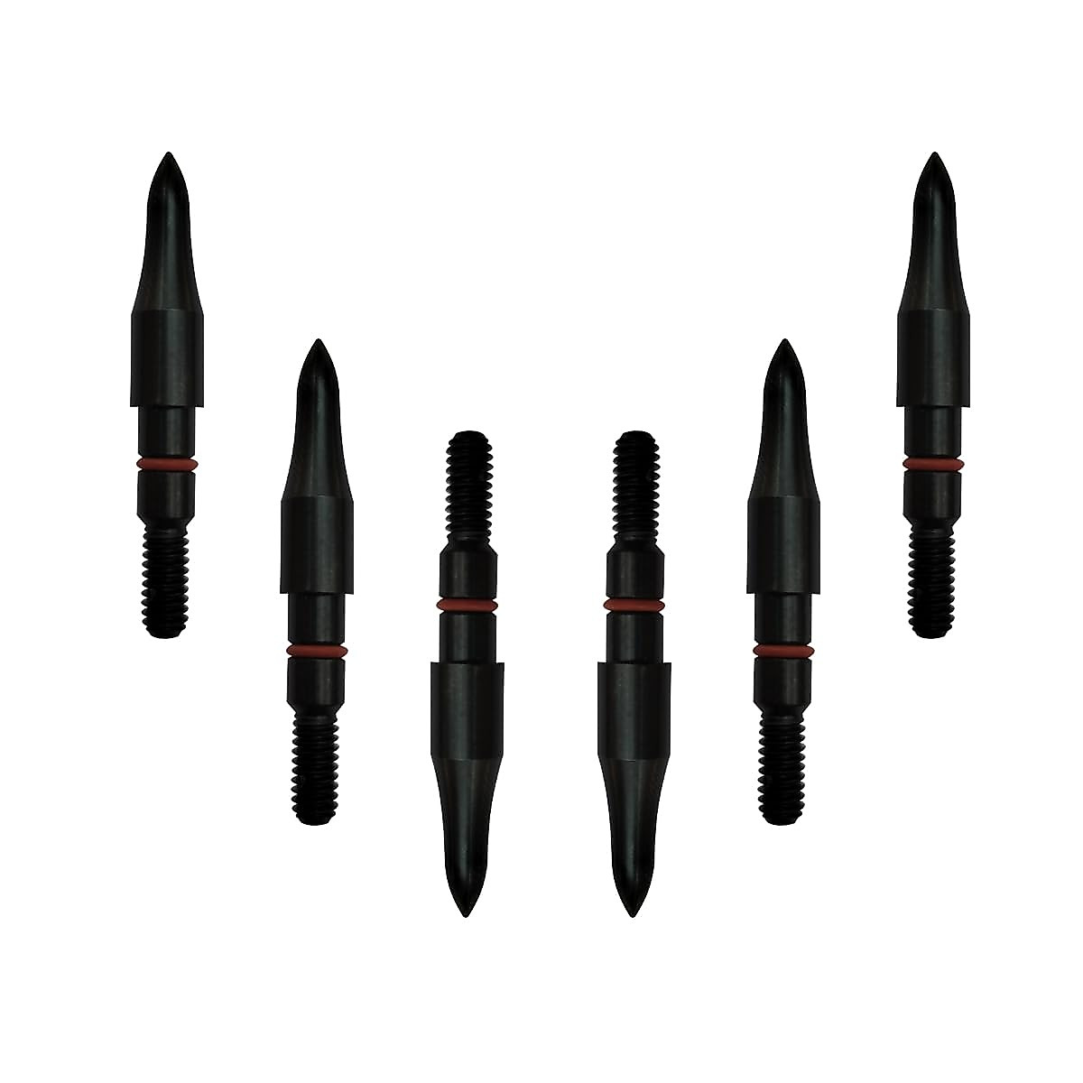 Aklisdlha Archery Field Points 17/64 Inch 9/32 in 19/64 Inch 5/16 in (12 Pack) for Field Target Practice Shooting (17/64″-100grains)