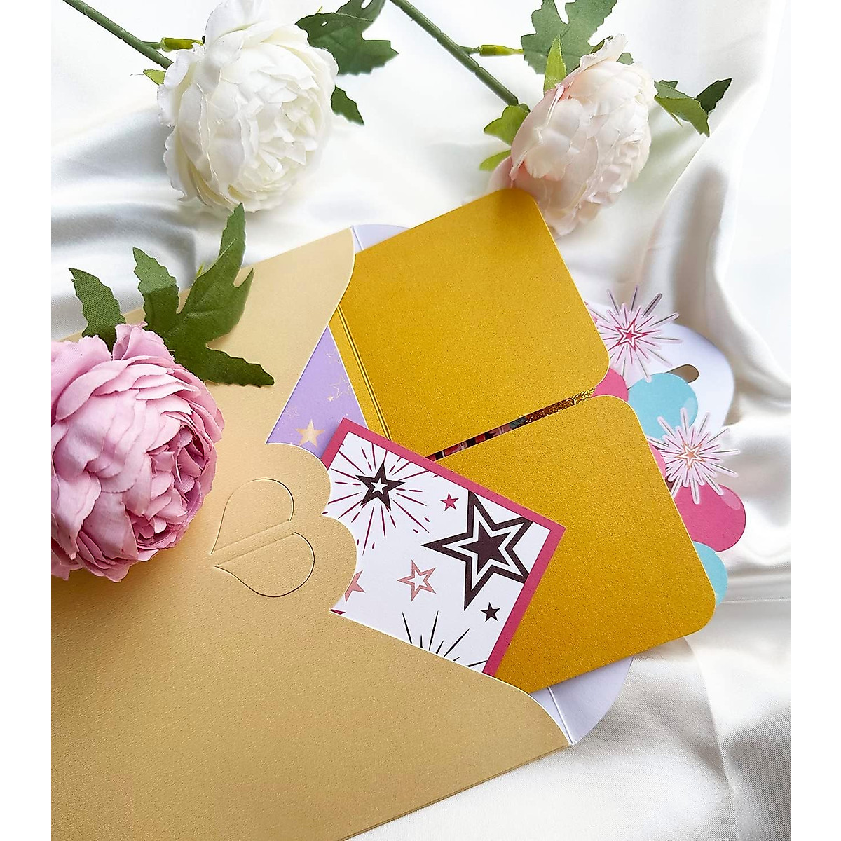 21st Birthday Pop-Up Card - Delightful Birthday Greeting Card for Her - Perfect 21st Birthday Gift for Sisters, Daughters, and Nephews - 21 Years Old Birthday Card with Blank Note and Envelope