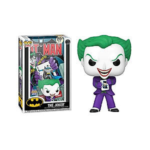 Funko Batman Comic Book Display Case & The Joker Pop Vinyl Limited Edition 2022 Winter Convention Exclusive (65349)