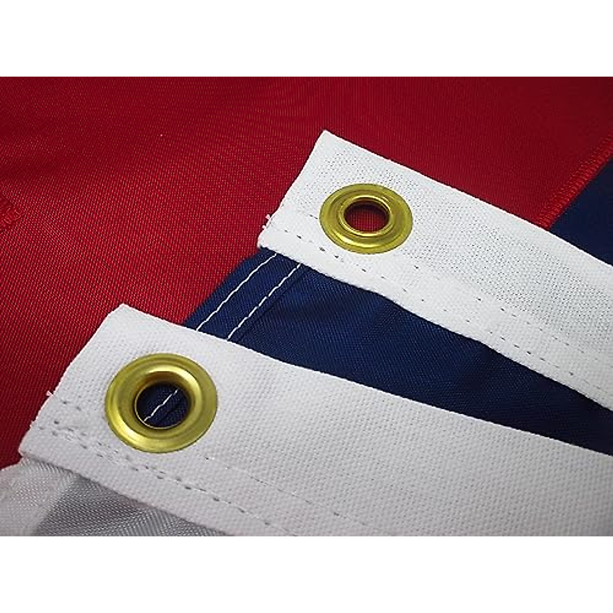 Made In USA Flags Co. - Christian Flag - Fade-Resistant Church & Garden Flag with SolarMax Nylon, Appliqued Cross, Strong Lock-Stitching - All-Weather Durable - 3’x5’ Christian House Flag