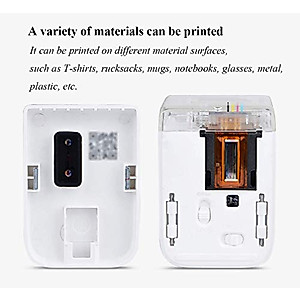 mini handheld color printer (m-brush) wireless bluetooth portable printer the world's smallest mobile color printer with standard ink cartridge