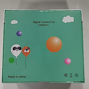 Ainiv Kids Selfie Camera with Unicorn Silicone Cover, Digital Camera with Photo Stickers and Puzzle Games, Boys and Girls Gifts, with 32GB SD Card, IPS Screen 1080P Video Camcorder - Blue