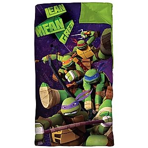 Nickelodeon Teenage Mutant Ninja Turtles Slumber Bag Set, 52"L x 30"W x 3"H