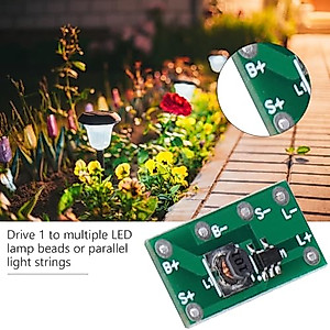 10pcs Solar Lamp Circuit Board Solar Controller Board Module for Road Stud Light Solar Controller Board 1.5V