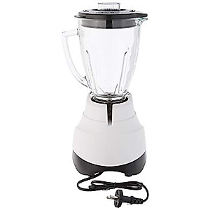 Oster BLSTEG7805W Glass Jar Blender, 220 Volts (Not for USA), 12 Speed 6-Cup, White