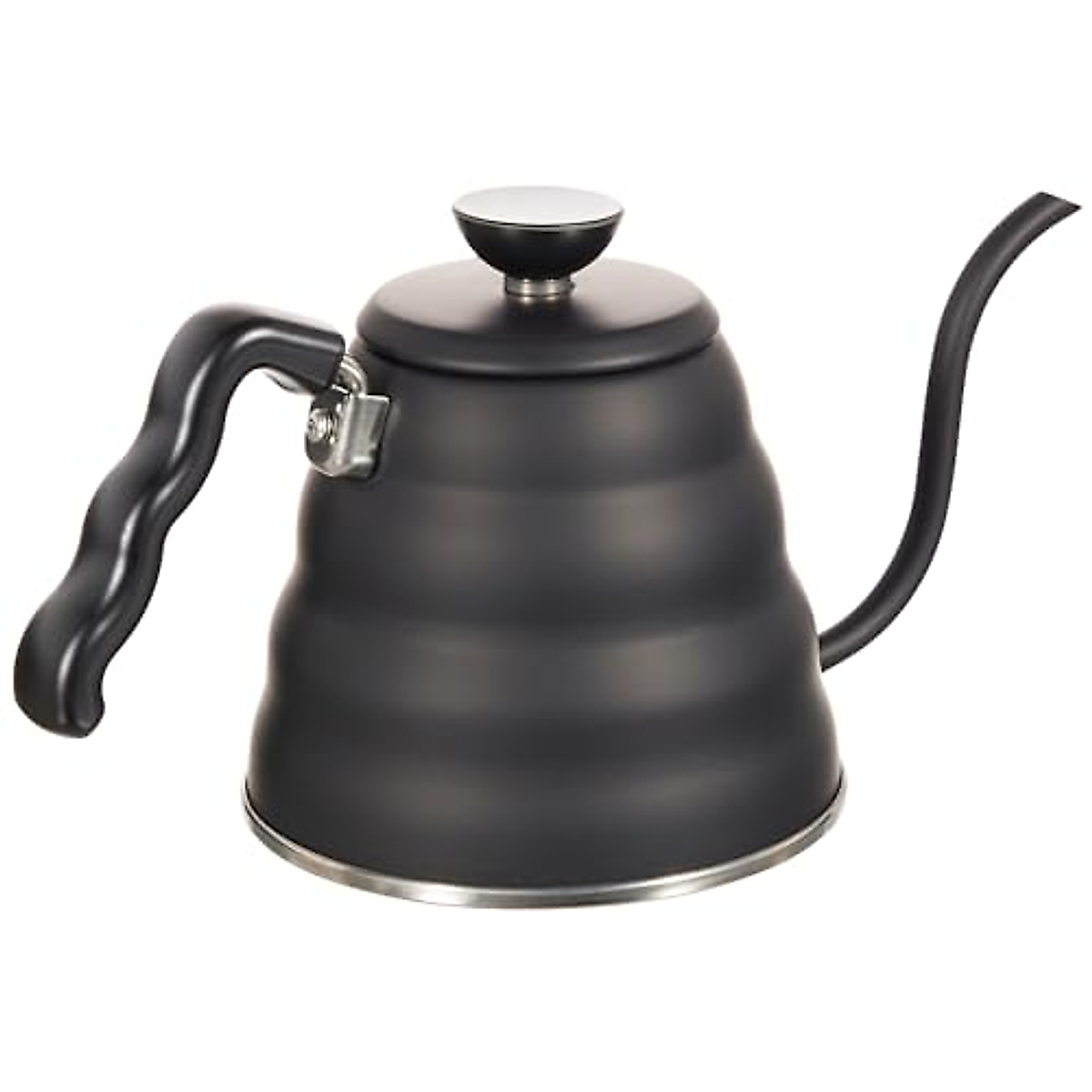 Hario V60 "Buono" Gooseneck Coffee Kettle, 1.2L, Stainless Steel, Matte Black