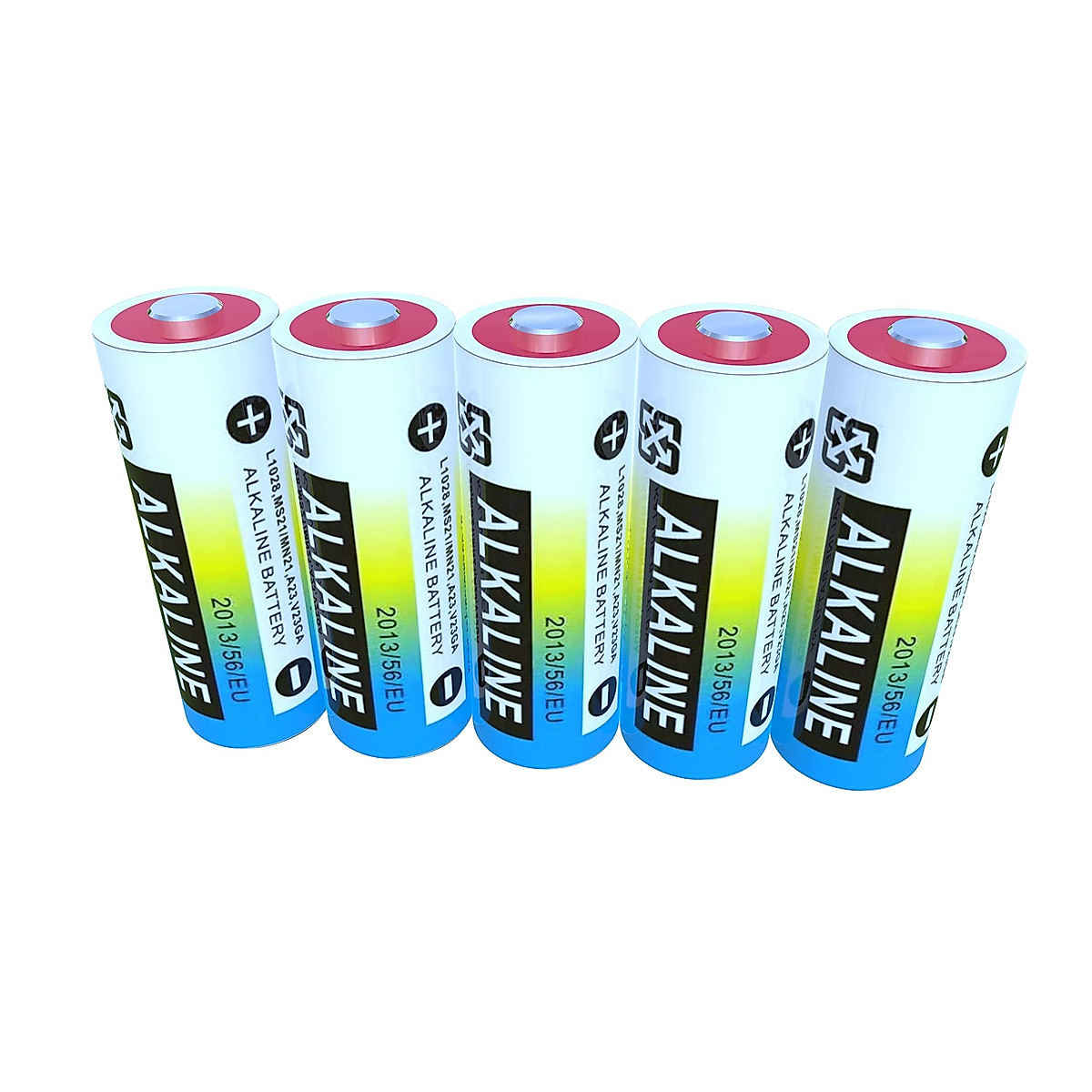 EX-ENEGY 23A A23 21/23 MN21 12V Alkaline Batteries 5 pack for Garage Doors Opener Keyless Entry Doorbells and Alarm Remote