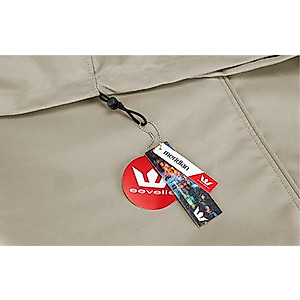 Eevelle Meridian Patio Rectangular Table Cover with Marine Grade Fabric - Outdoor Table Cover - Furniture Set Covers for Dining Table - Easy to Install - (25"H x 112"L x 68"W, Khaki)