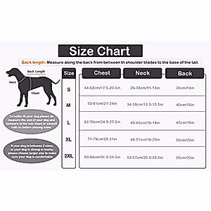 Geyecete Dog Zip Up Dog Coat with Legs Comfort,Thicken Pet Waterproof Jacket for Large Medium and Small Dogs Puppy Four Legs-Red-XL