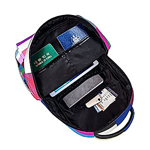 SWEET TANG Student Laptop Backpack College Carrying Bag Casual Durable Lightweight Travel Sports Daypacks Compatible with Lesbian Gay LGBT Pride Flags, One Size