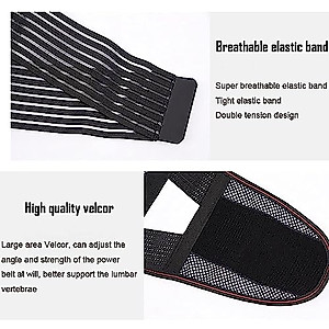 Orthopedic Tourmaline Self-Heating Magnetic Steel Bone Waist Belt Men Women Lumbar Support Back Brace Belt with 3pcs Pad,Black 2023,L