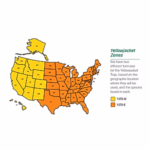 RESCUE! Disposable Yellowjacket Trap - Central & Eastern Formula