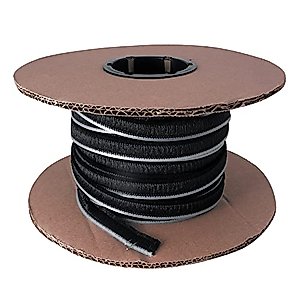 CRL W562C .625" (16 mm) Vanguard Security Astragal Replacement Pile Weatherstrip 100Ft