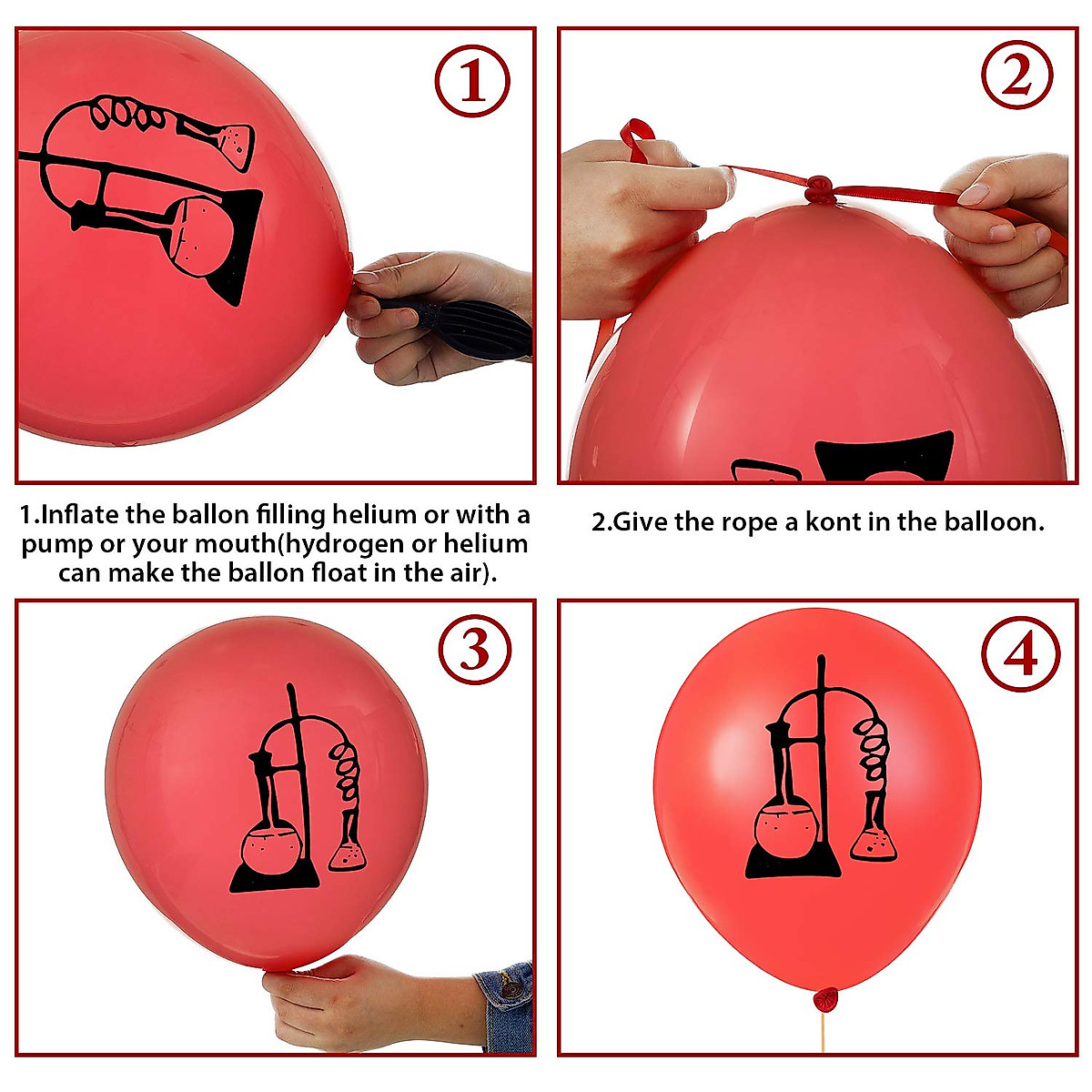 40 Pieces Science Party Balloons Science Themed Balloons Pi Symbol Balloons Latex Birthday Balloons for Holiday Celebrations Science Themed Party Happy Pi Day Party Supplies (Science Themed)