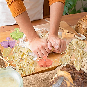 4Pcs Leaf Plunger Cutter Maple Leaf Cookie Cutter Baking Pie Crust Cutters for Thanksgiving