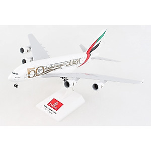 Daron SkyMarks Emirates A380 1/200 w/Gear 50th Anniversary SKR1034