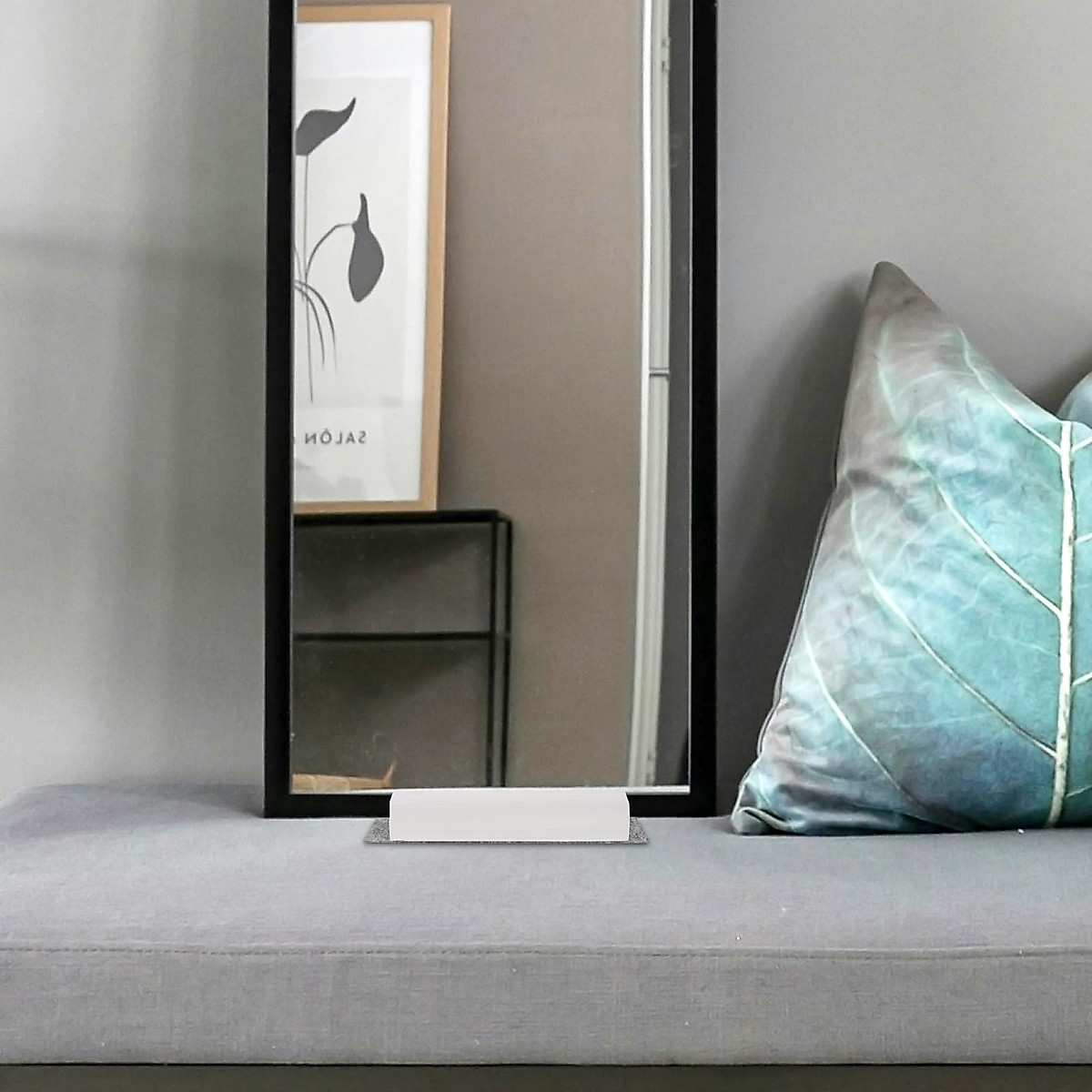 Angoily Full Length Mirror Stand Support Floor Mirror Holder Artwork Display Mount Base Bedroom Living Room Bathroom