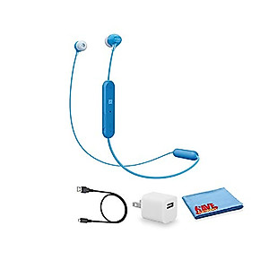 Sony WI-C300 Wireless Bluetooth in-Ear Headphones -Blue - Kit with USB Adapter