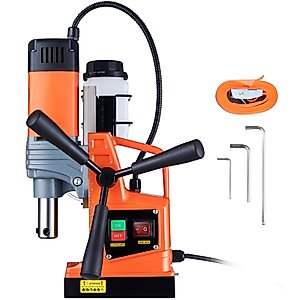 VEVOR Mag Drill Press, 1300W 1.57" Boring Diameter, 2922lbf Power Portable Magnetic Drill, 810 PRM, Electric Drilling Machine for Metal Surface, Industrial and Home Improvement