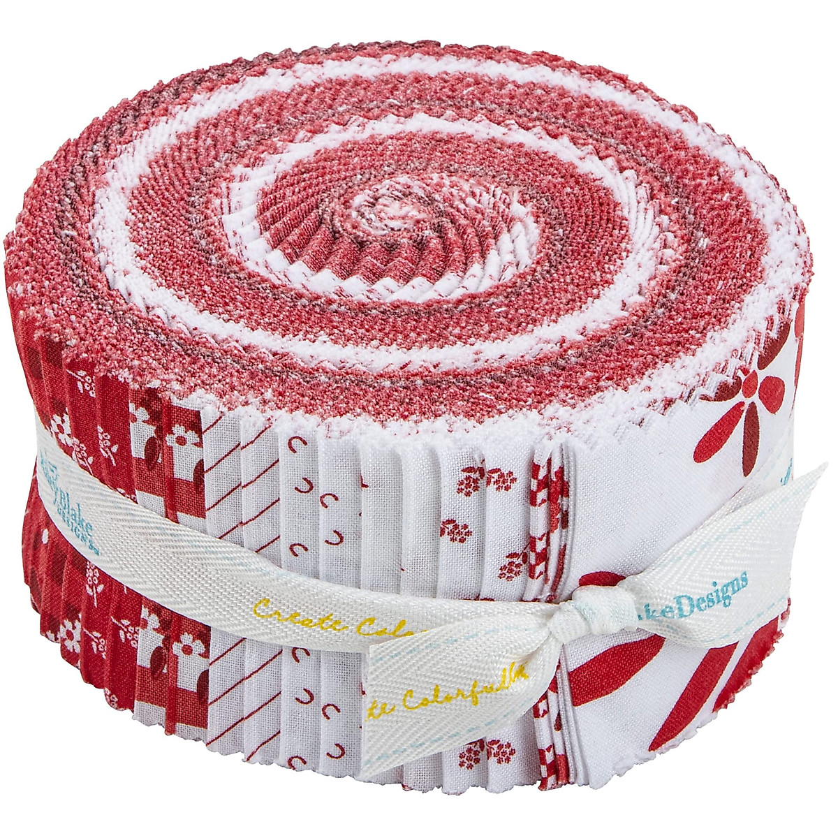 Christopher Thompson Cheerfully Red 40 2.5-inch Strips Jelly Roll Riley Blake RP-13310-40