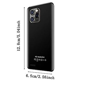 Unlocked Cell Phones, Android 10.0 Smartphones HD Full Screen Phone, Dual SIM Unlocked Cellphones, 512M+4G RAM 4.0 inch Touch Screen Mobile Smart Phone for Father Childrens Birthday Gift (Black)