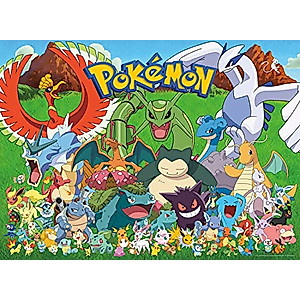 Buffalo Games - Pokémon - Fan Favorites - 100 Piece Jigsaw Puzzle for Families Challenging Puzzle Perfect for Game Nights - Finished Puzzle Size is 15.00 x 11.00