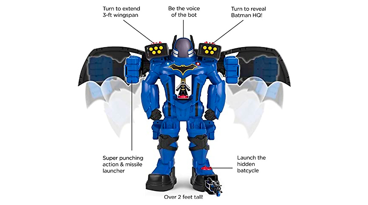 Imaginext DC Super Friends Batbot Xtreme - 30" Action Toy