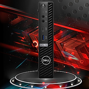 Dell OptiPlex 7080 XE Mini PC Business Desktop, Intel Core i5-10500T Processor, 16GB DDR4 RAM, 512GB PCIe SSD, Wi-Fi 6, Bluetooth 5.1, Ethernet, Windows 11 Pro, Black