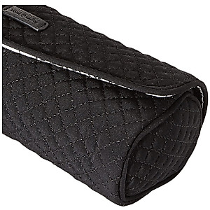 Vera Bradley Women's Microfiber on a Roll Makeup Brush & Pencil Case, Black, One Size